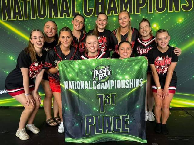 Ignite Cheer and Dance group place first at Aussie champs | The Recorder