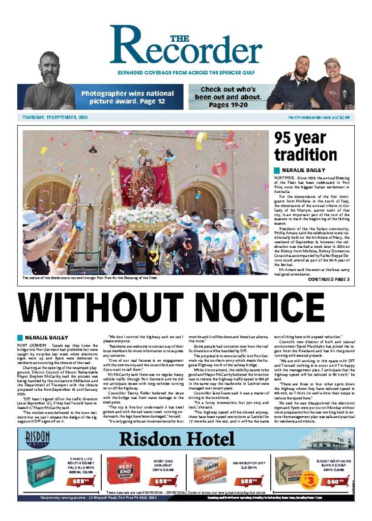 The Recorder - 19th September 2024 | The Recorder